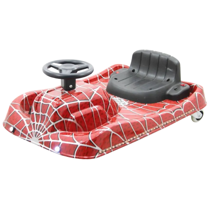 LEADERS Crazy Drift Flat Cart Spider MAN E Scooter, 350W 36V 4.4Ah – H ...