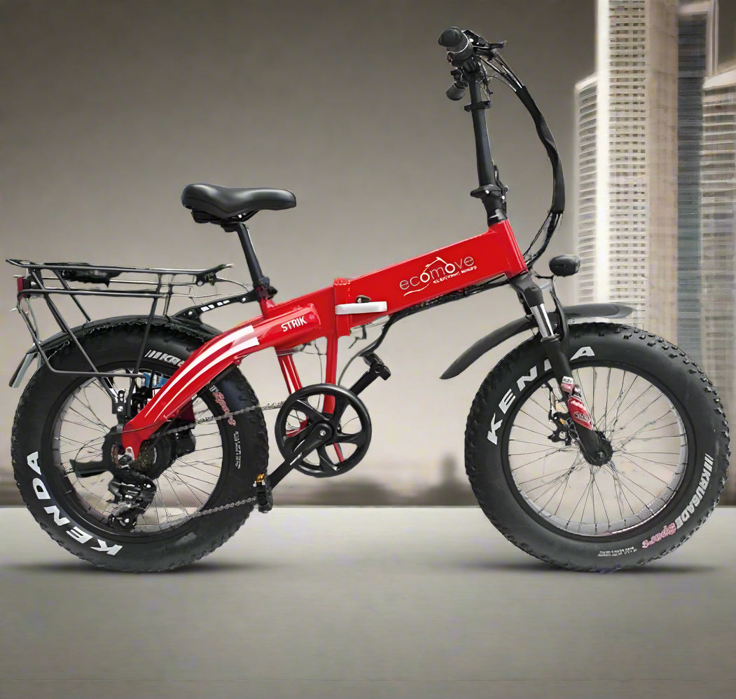 Ecomove Strik 20" 36V 250W Electric Bike Red – H&A Middle East FZC-LLC
