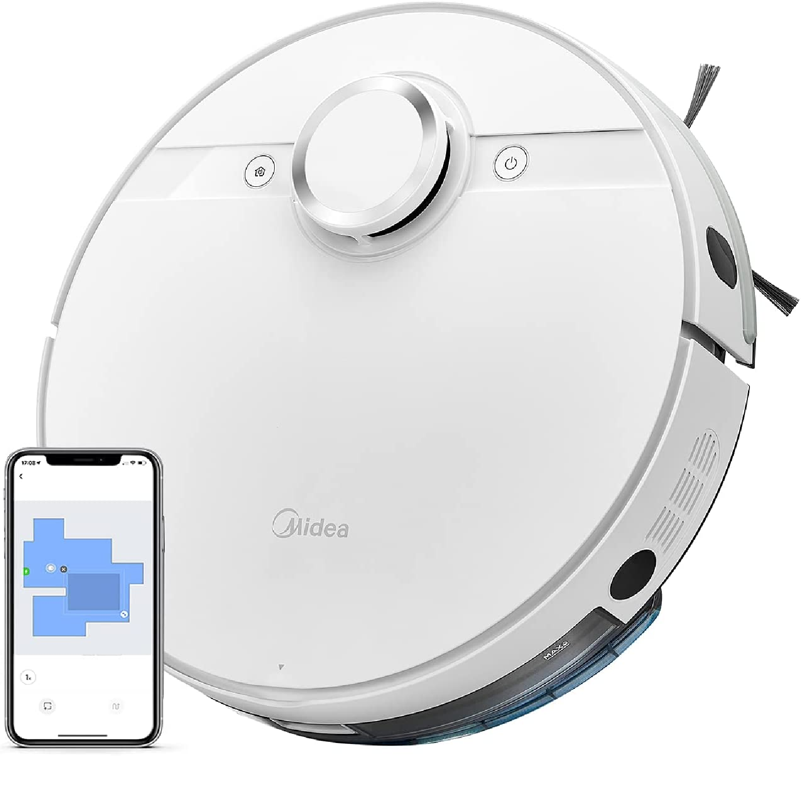 Midea M7 Pro Robot Vacuum Cleaner White – H&A Middle East FZC-LLC